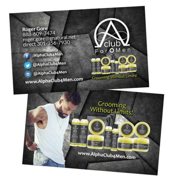 Distributor Business Card - AlphaClub4Men
